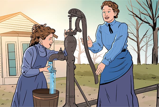 Anne Sullivan And Helen Keller Water Pump 70 Anne Sullivan Teacher