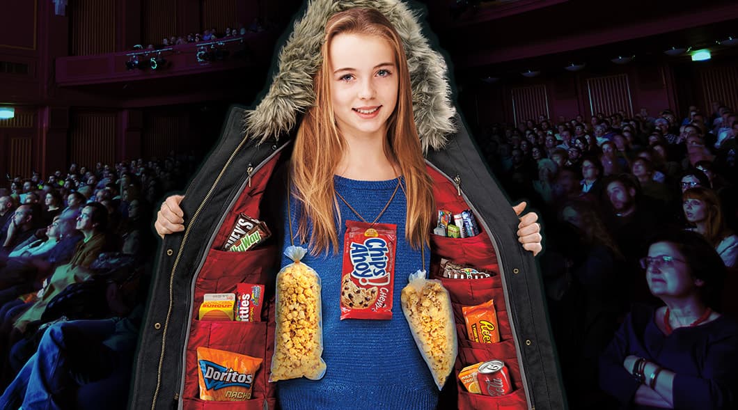 Is It OK to Sneak Snacks Into the Movies?